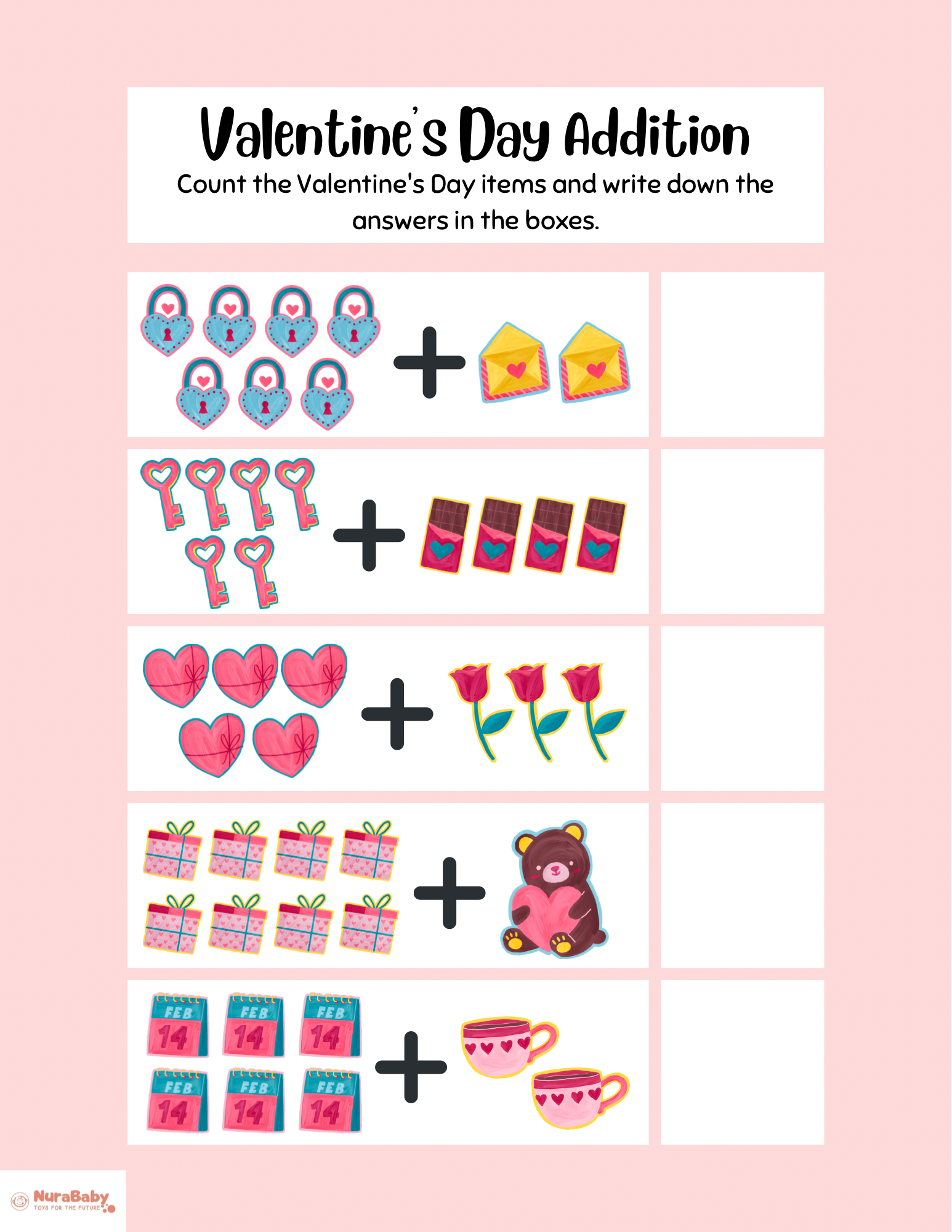 Valentine’s Day Addition Activities for Toddlers: Fun & Hands-On Lea ...