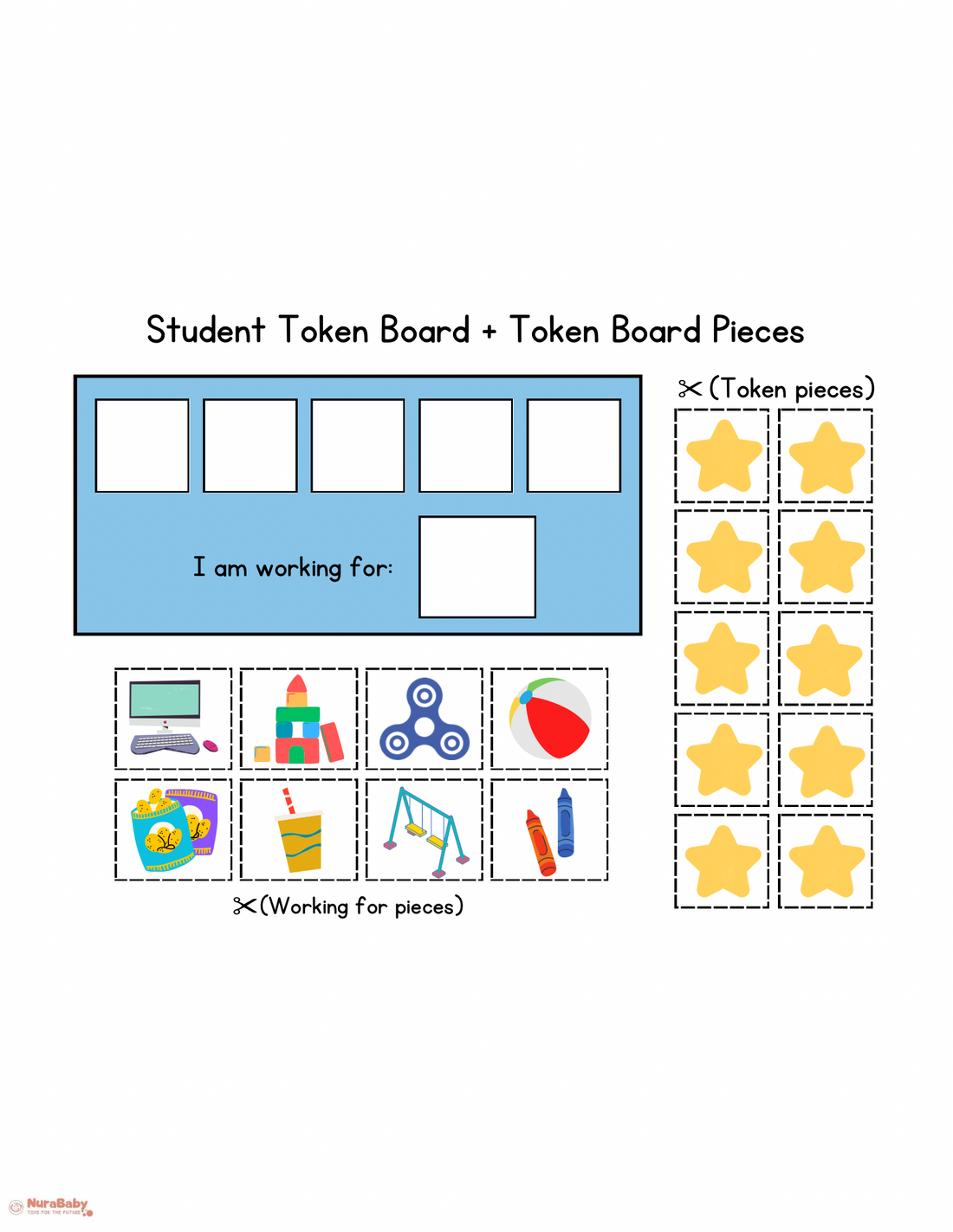 🌟 Free Printable Student Token Board for Positive Behavior Support ...